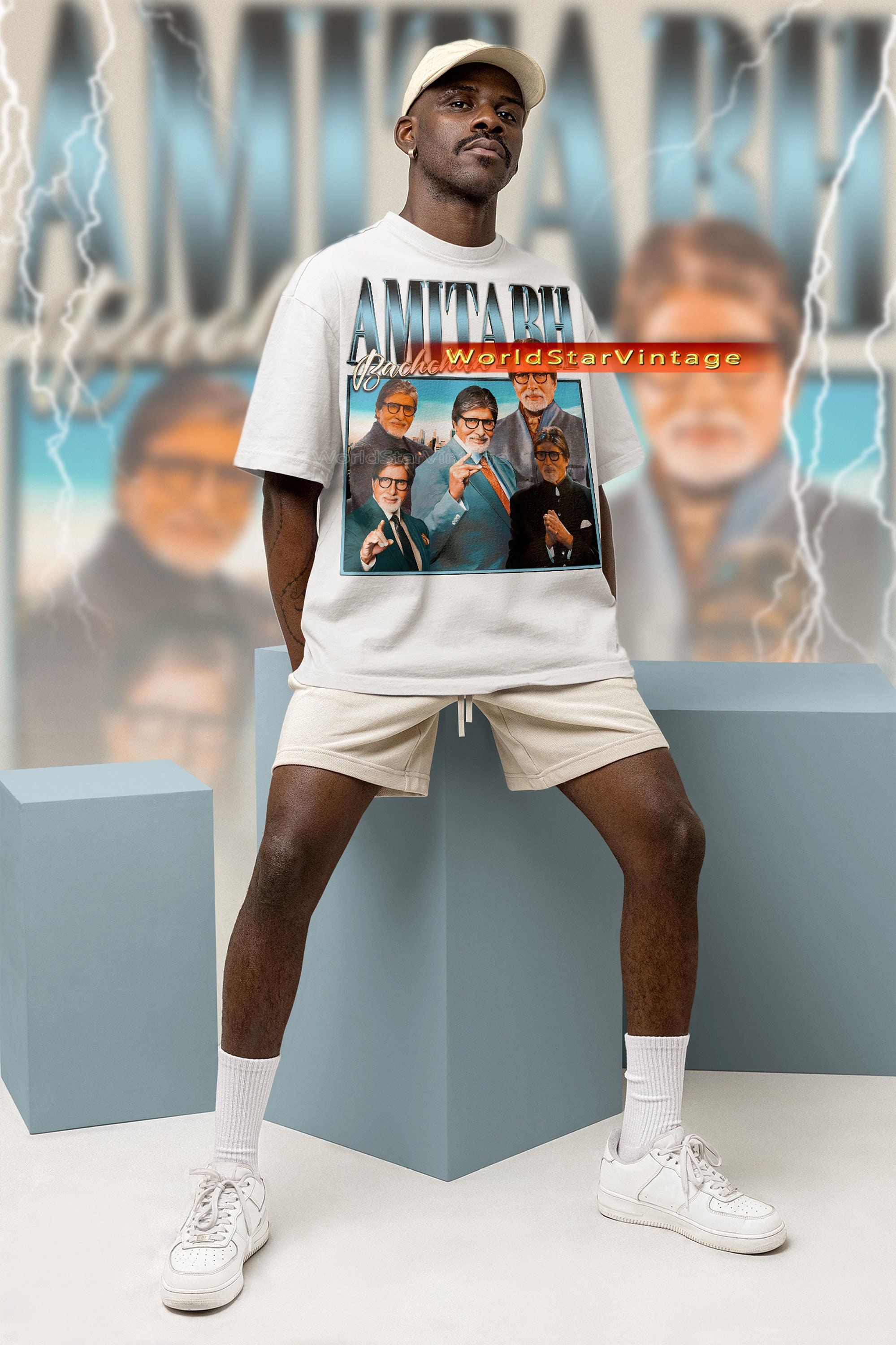 AMITABH BACHCHAN Vintage Shirt, Amitabh Bachchan Tshirt, Amitabh ...