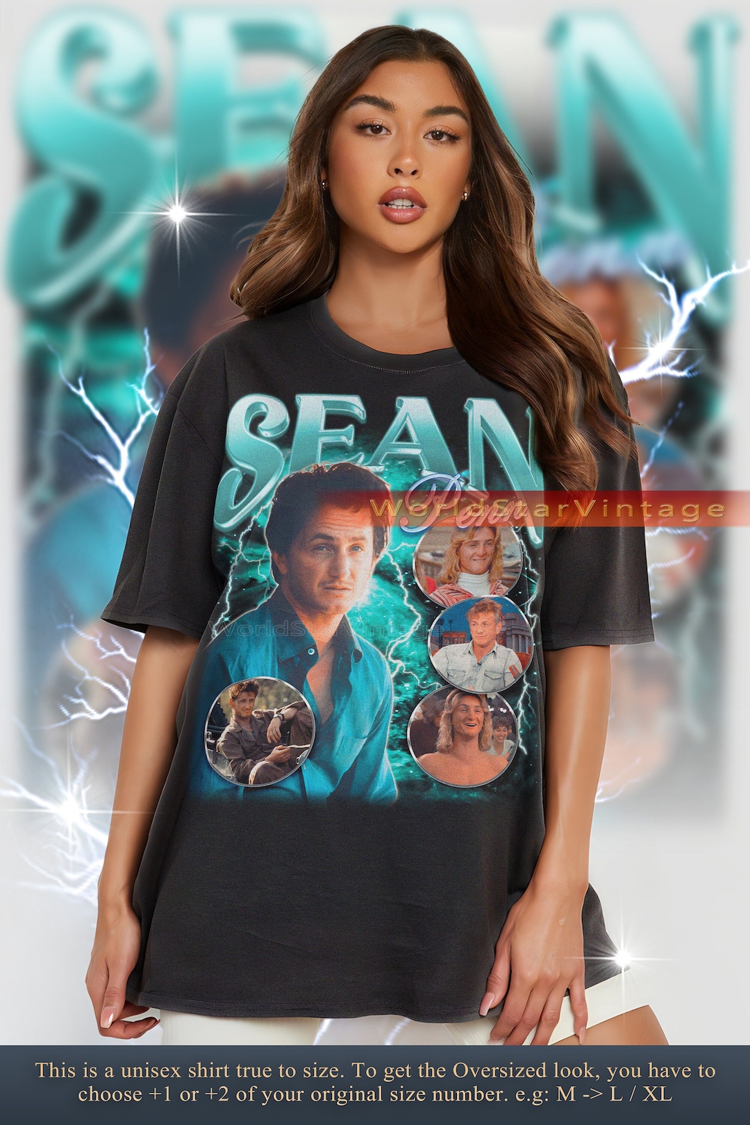 SEAN PENN Vintage Shirt, Sean Penn Homage Tshirt, Sean Penn Fan Tees ...