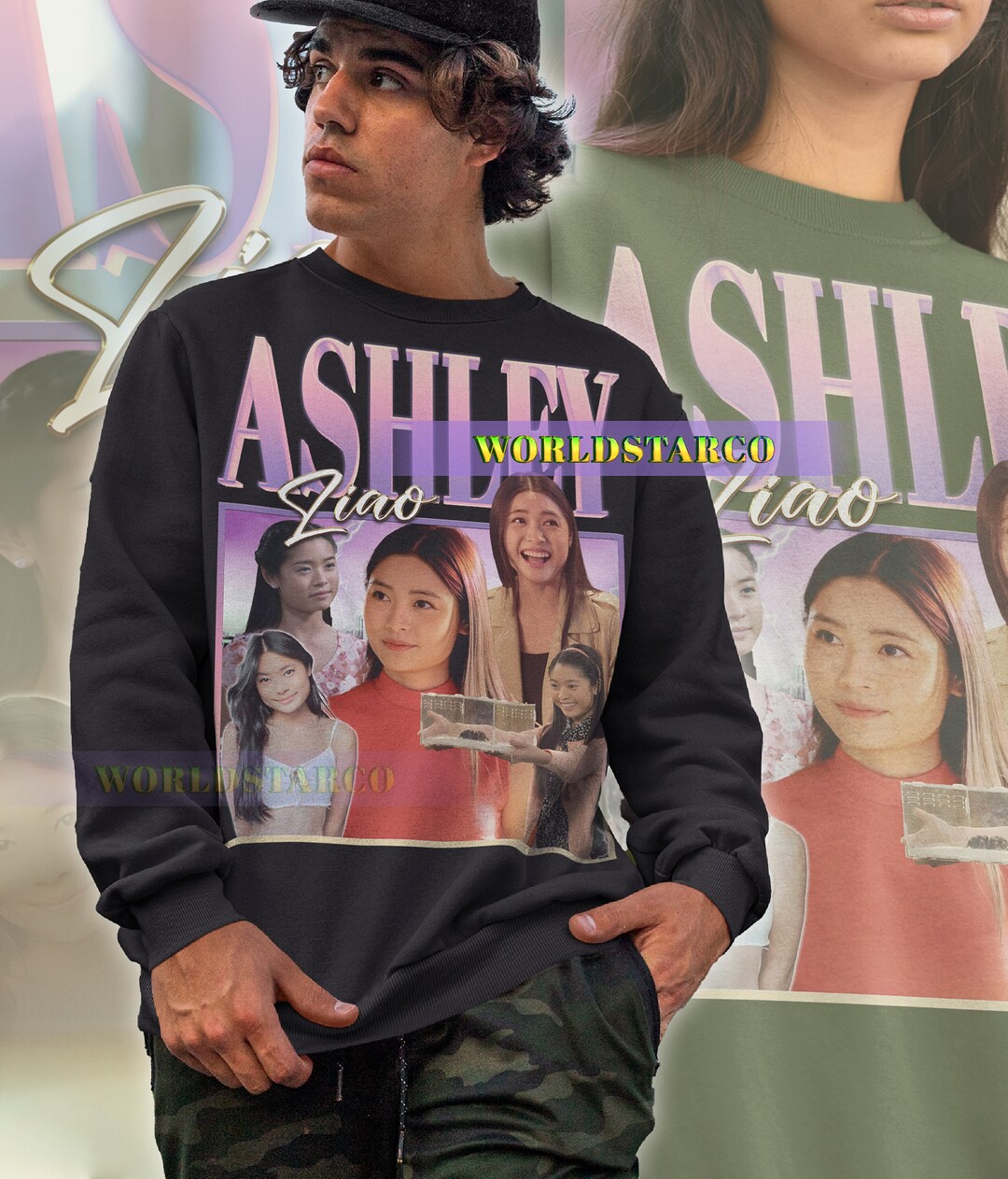 ASHLEY LIAO Vintage Sweatshirt, Ashley Liao Homage Sweater, Ashley Liao ...