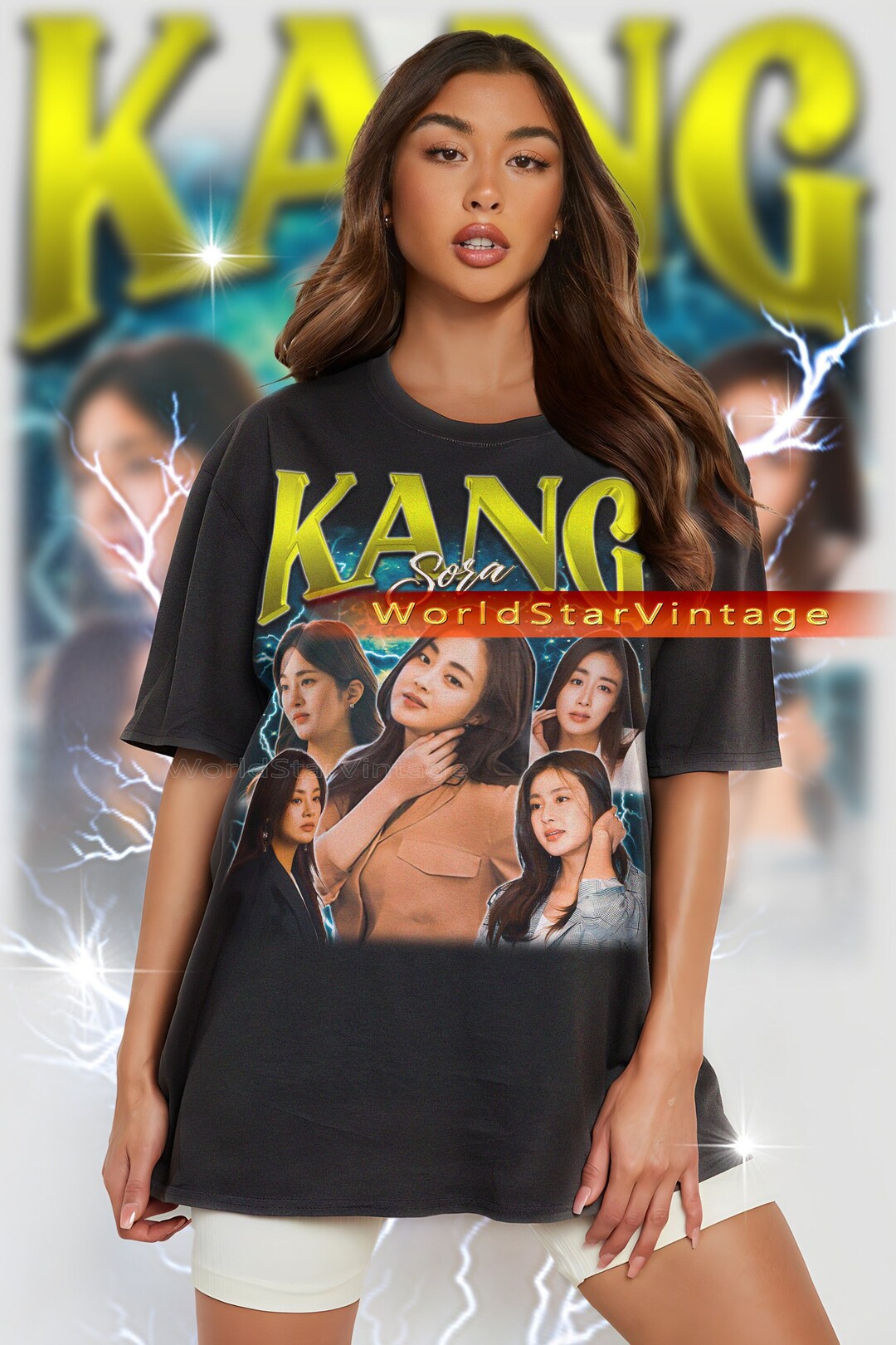KANG SORA Vintage Shirt, Kang Sora Homage Tshirt, Kang Sora Fan Tees ...