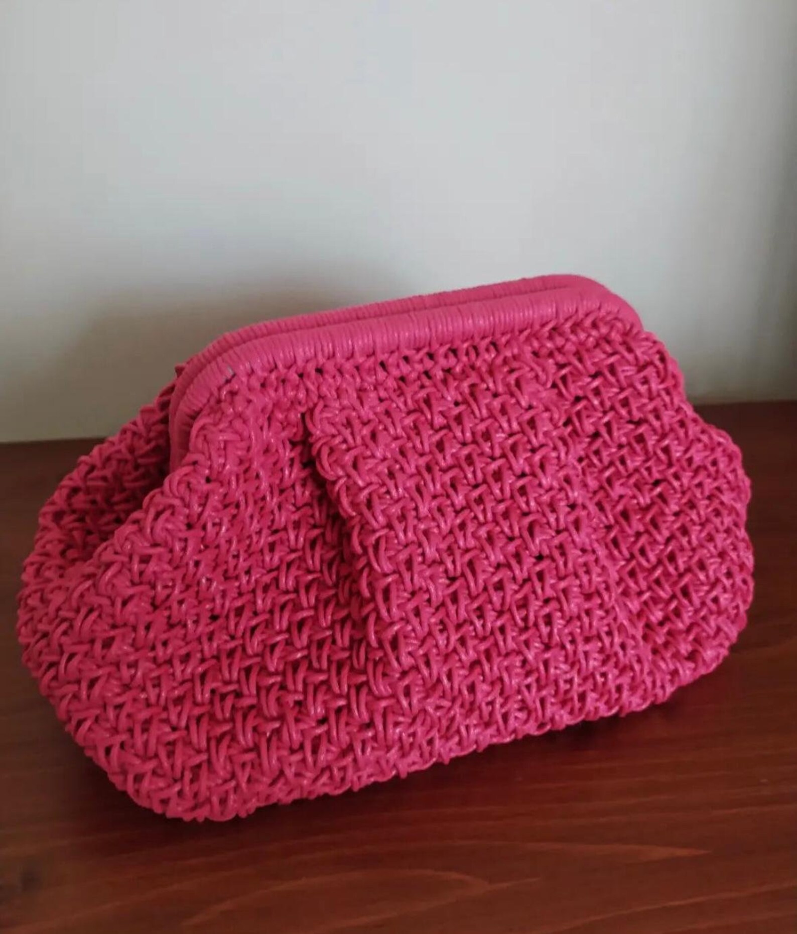 Waxed Cotton Rope, Pouch Cloud Bag With Hidden Metal Locked, Summer ...