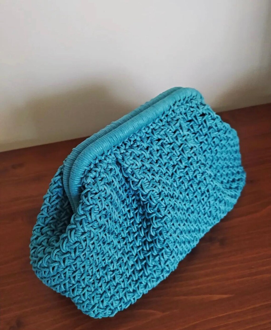 Waxed Cotton Rope, Pouch Cloud Bag With Hidden Metal Locked, Summer ...