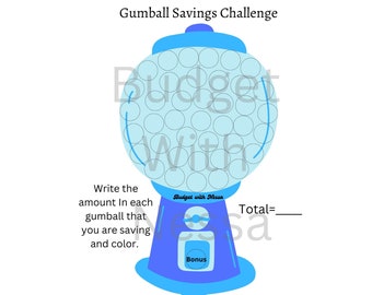 Beach Summer Savings Challenge With Cash Envelope - Etsy