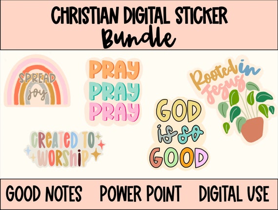 Christian Digital Sticker BUNDLE - Etsy
