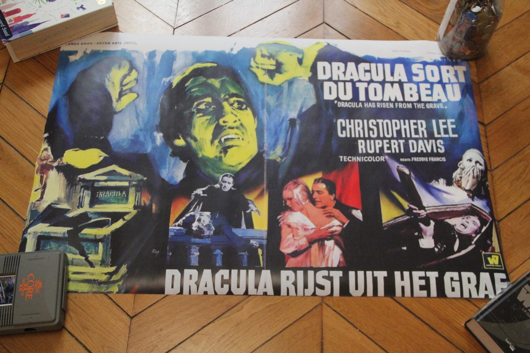 Dracula Rust Uit Het Graf 1969 Germany Reproduction Print - Etsy