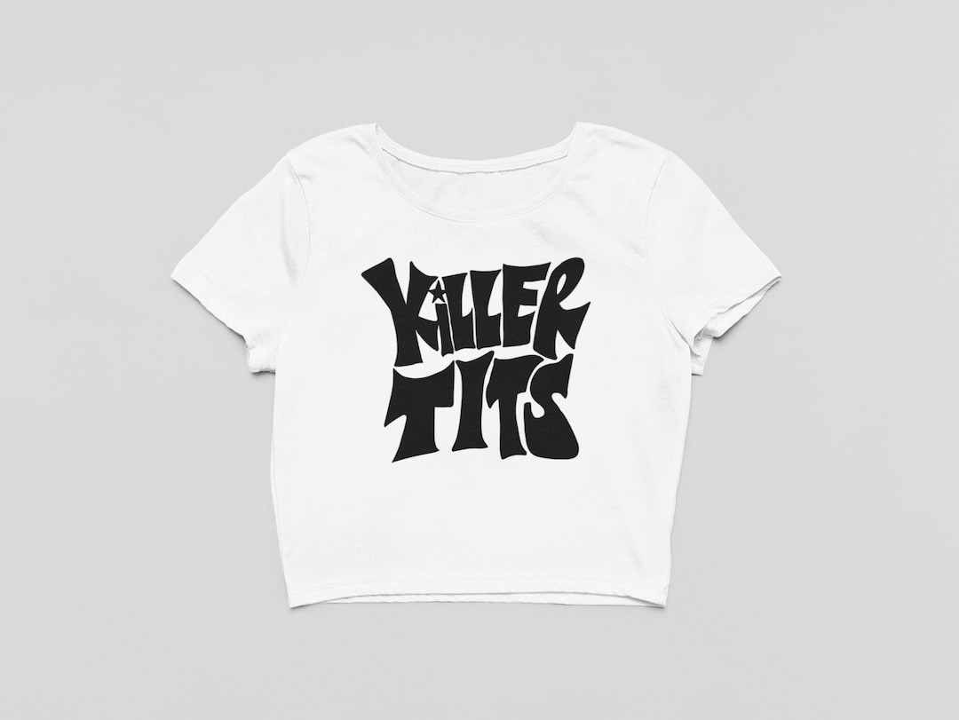Killer Tits Crop Top Cute Top Y2k Clothing T For Etsy