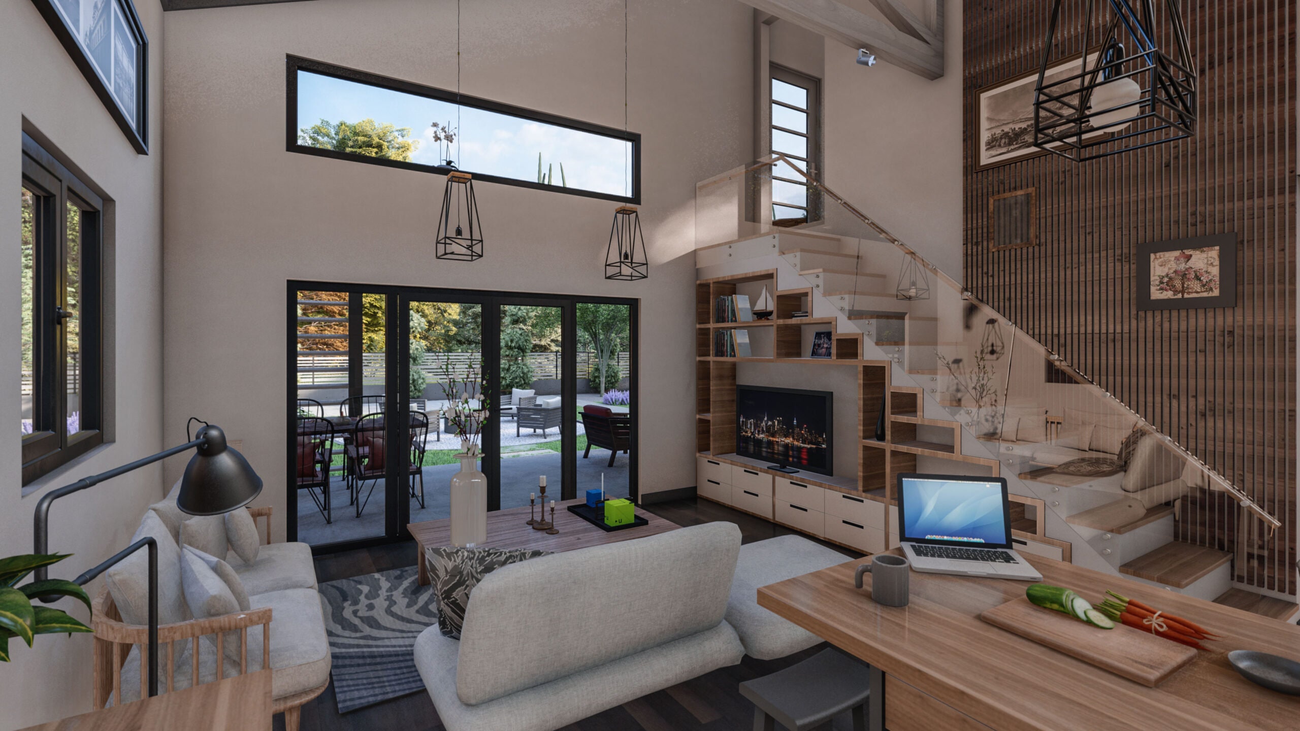 Modern Architecture Rooftop Loft Steel House Summer Forest House - Etsy