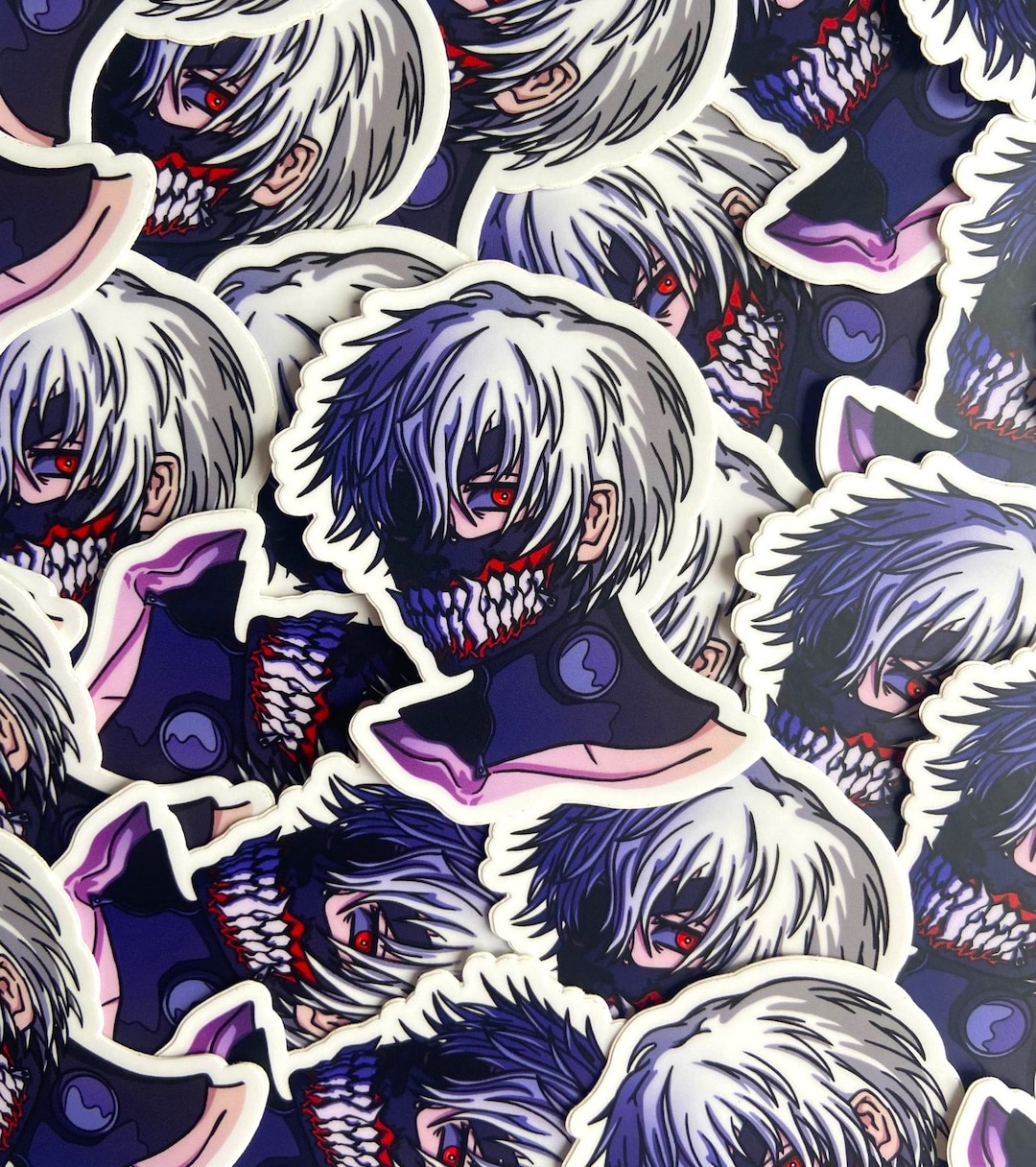 Single Die Cut Vinyl Anime Sticker | Tokyo Ghoul | Horror | Goth ...