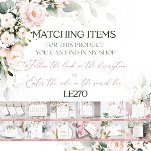 Blush Pink Save the Date Template, Printable Soft Pink Save the Date ...