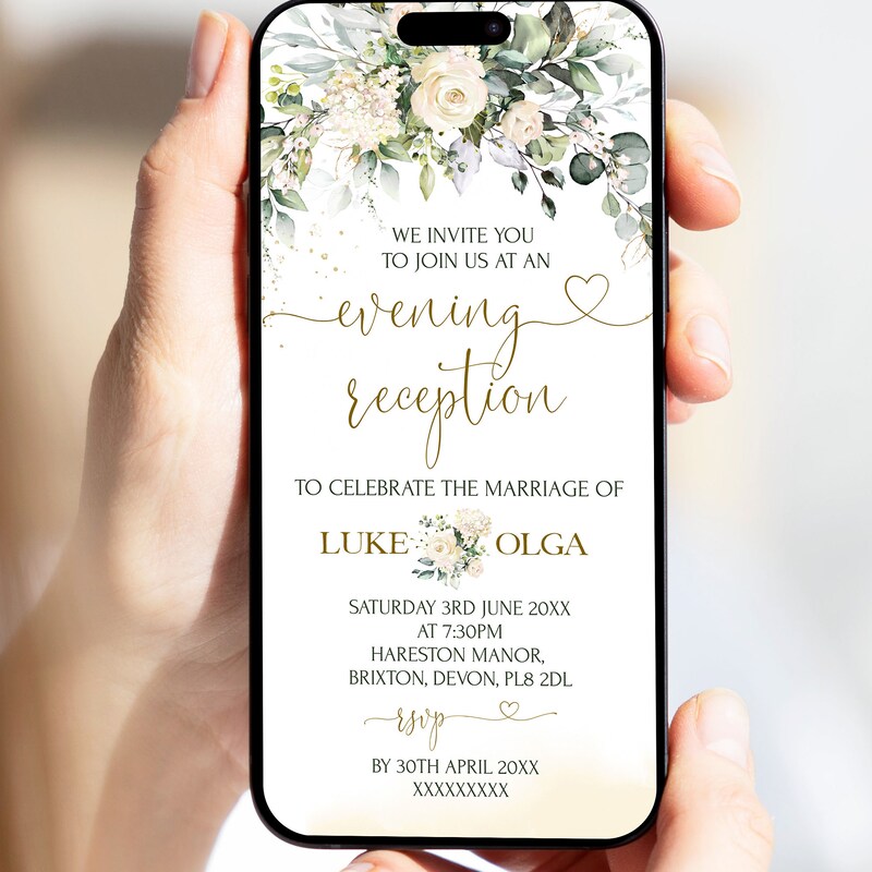 Evening Invite - Etsy UK