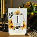 SUNFLOWER Table Numbers Template Printable Rustic Wedding - Etsy