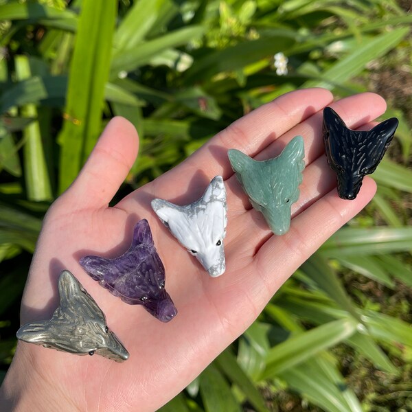 Wolf Head Charms - Etsy