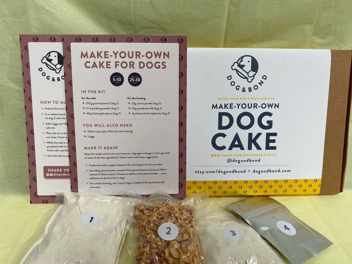 DOG BIRTHDAY CAKE Mix Make Your Own Grain-free All-natural - Etsy UK