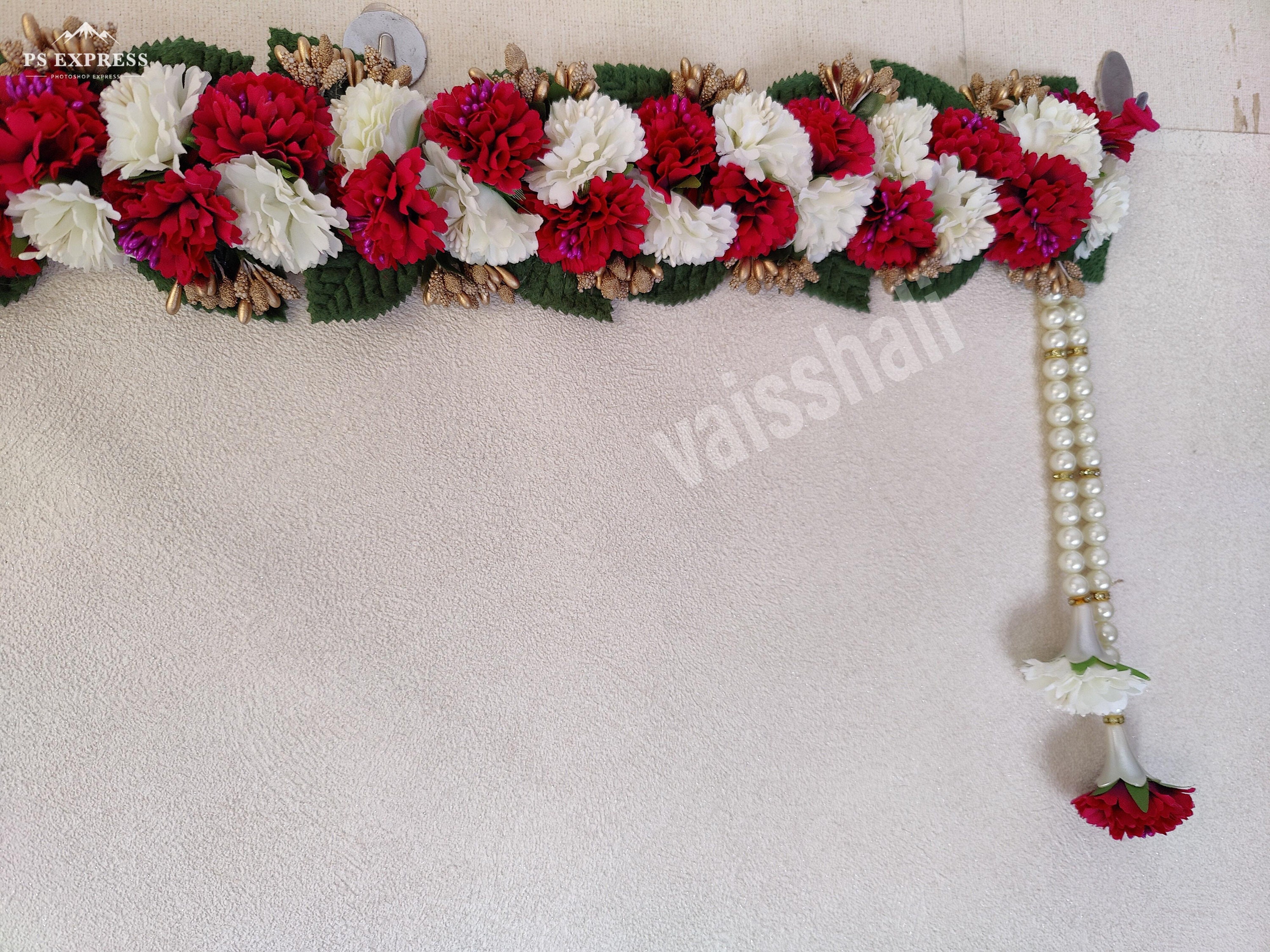 Toran /bandhanwar/ Indian Traditional /door Hanging/ White and Dark ...
