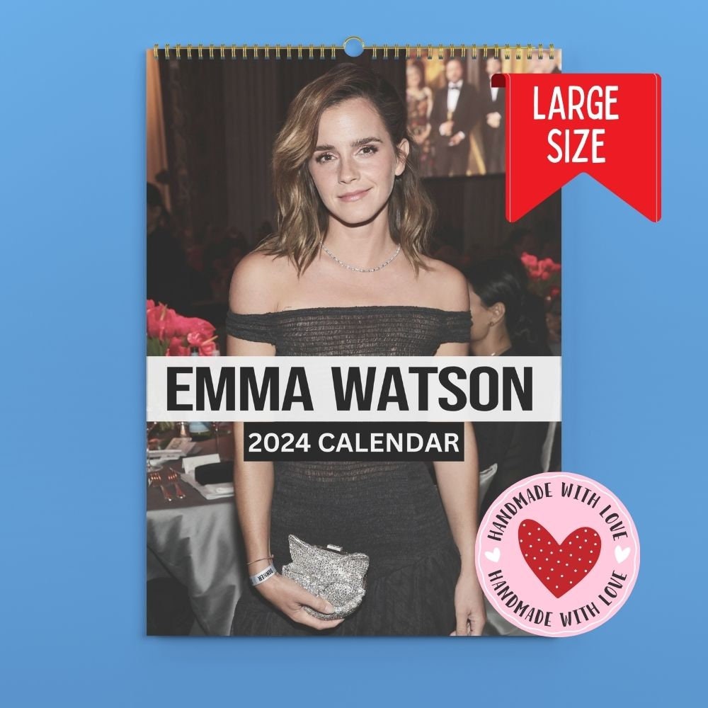 Emma Watson Calendar 2024 VOL 1 - Etsy Australia
