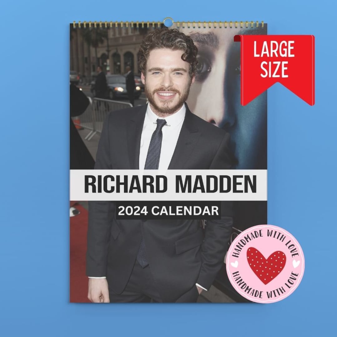 Richard Madden Calendar 2024 VOL 2 - Etsy UK