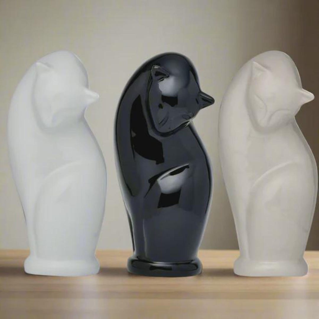 Royal Rapture Cat Kitty Figurine Pet Urn for Ashes Cremation Funeral ...