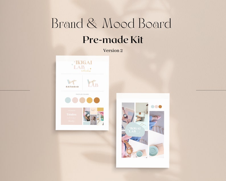 Editable Brand Boards | Logo Design |brand Board Template Canva ...