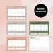 Printable Minimal Weekly TO DO Lists in A4 2 Files in Sand & Black and ...