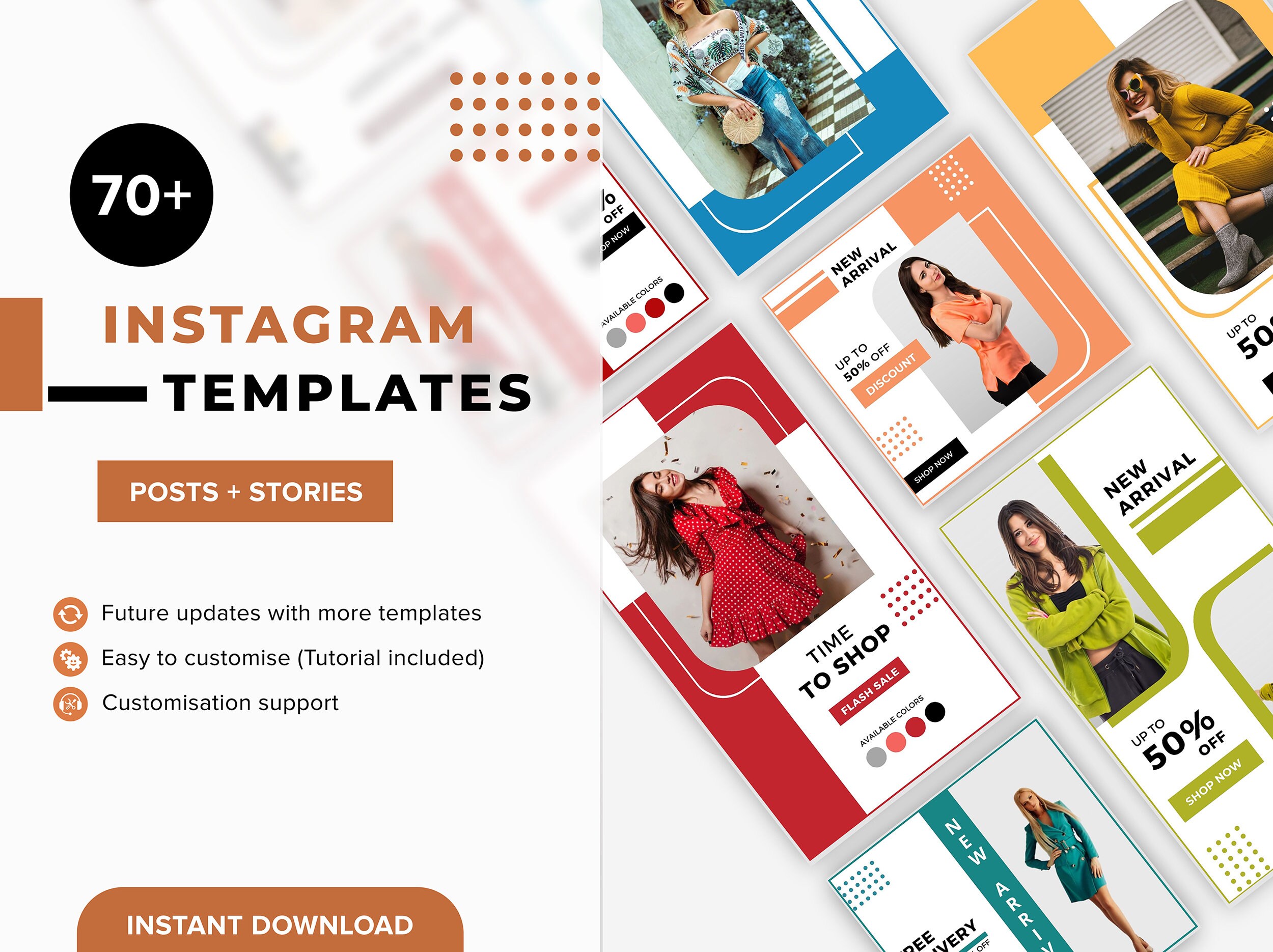 Buy Instagram Template Canva Instagram Post Templates Story Templates ...