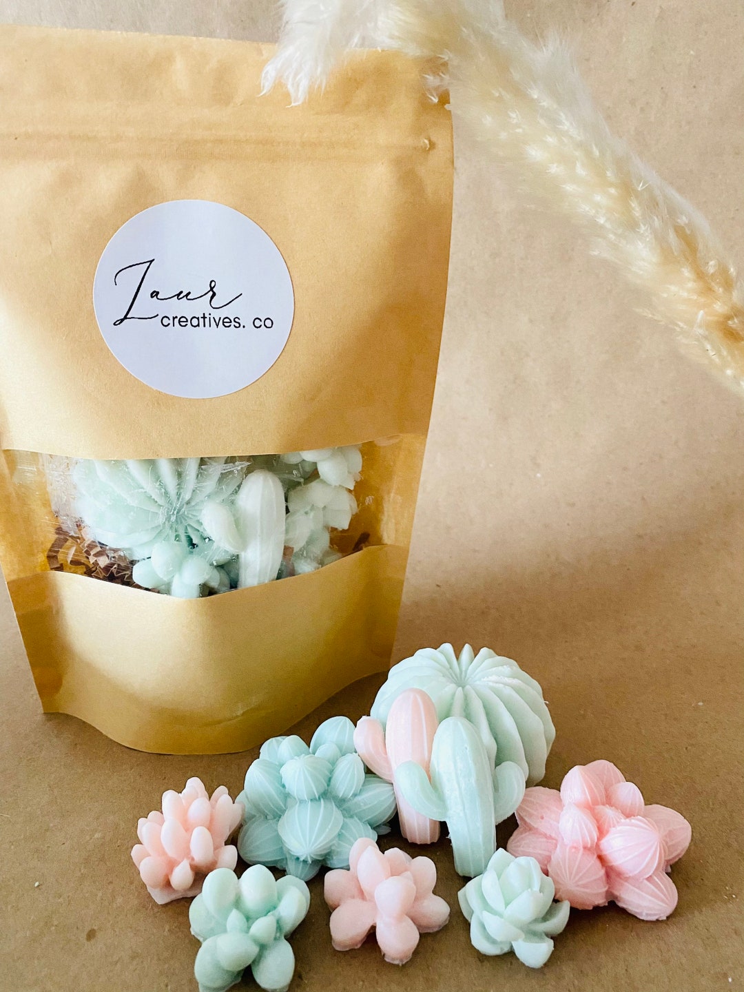 Succulent Wax Melts, Scented Wax Melts, Wax Melt Set, Handmade, for ...