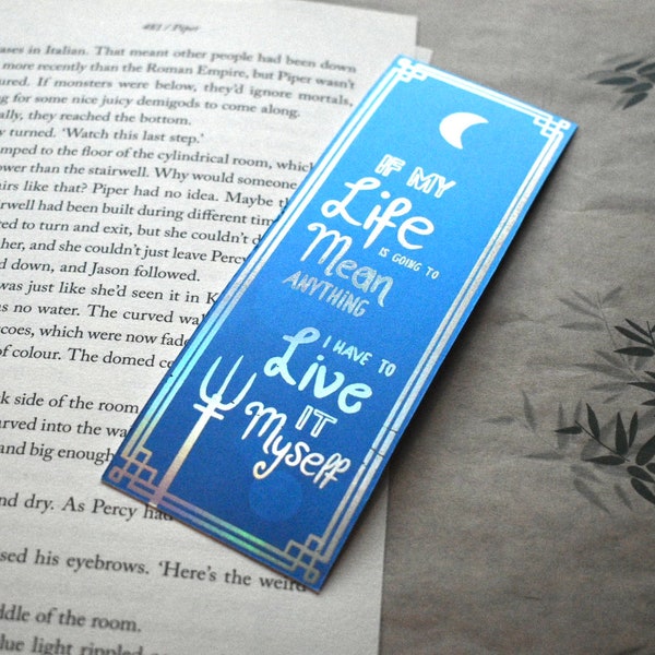Percy Jackson Bookmark - Etsy