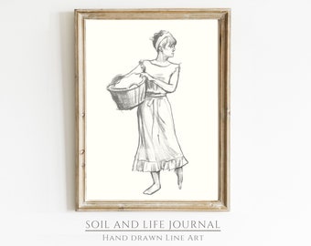 Printable Duck Artwork Cute Digital Drawing Art Prints - Etsy