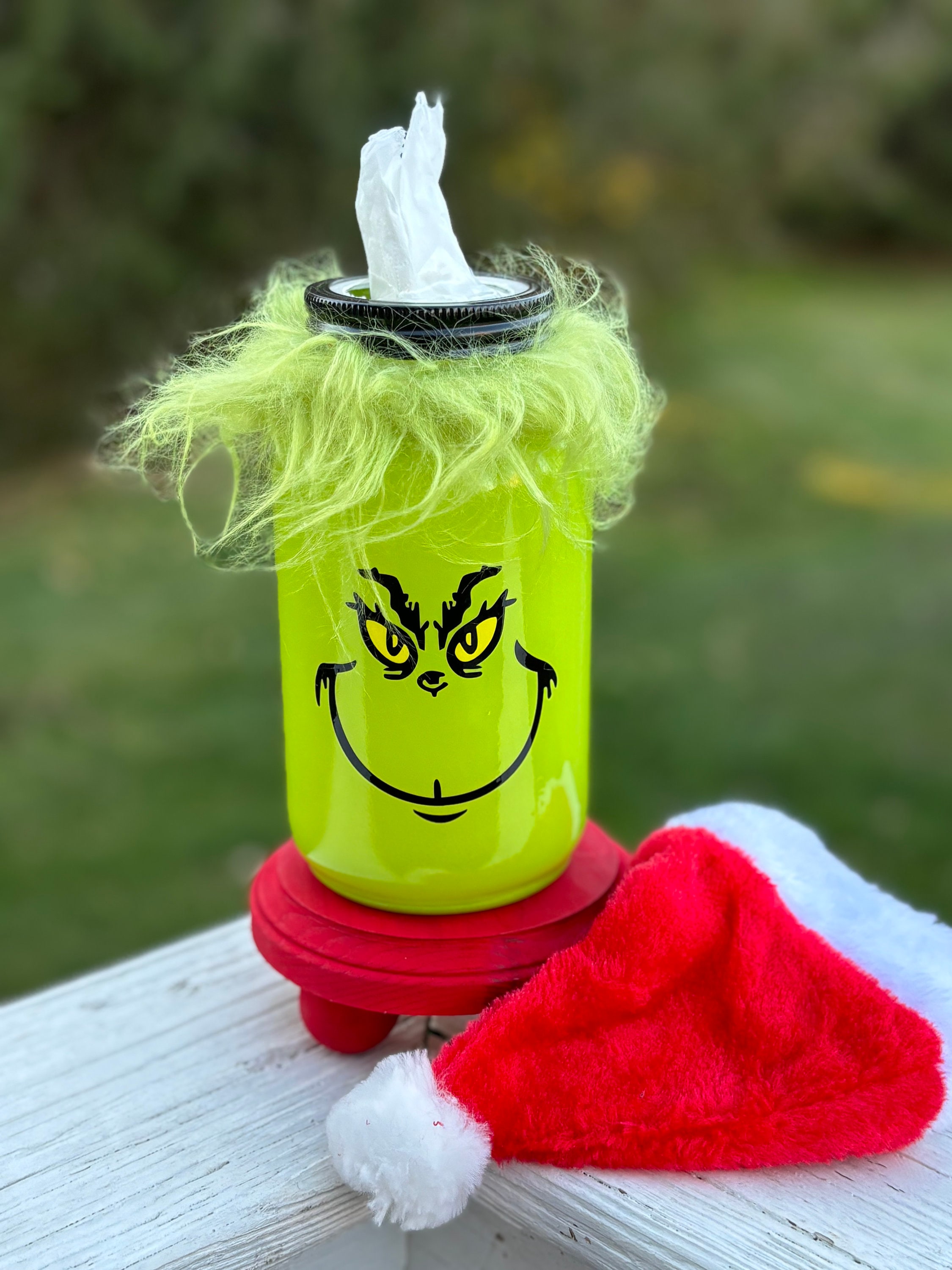 The Grinch Candy Jar, Grinch Bank, Grinch Tissue Dispenser, Grinch ...