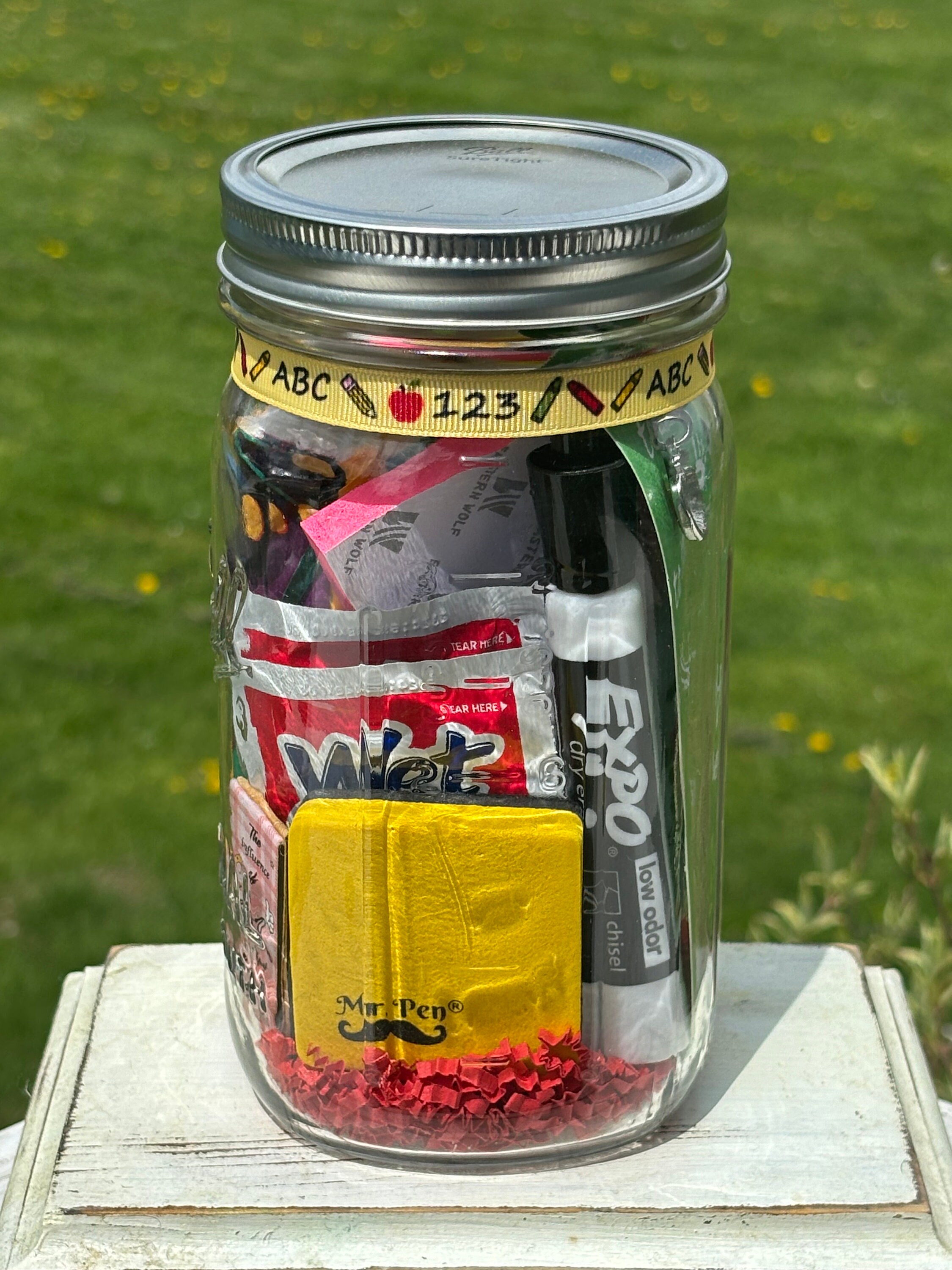 Wide Mouth Ball Mason Jar Teachers Gift, Supplies for Teacher, End of ...