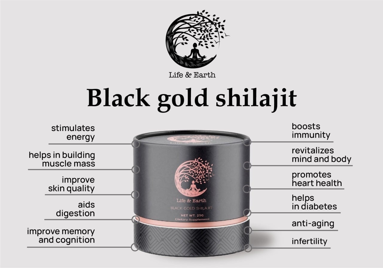 Black Gold Shilajit Pure Mumijo 25 Gram Mumio Salajjet Authentic Altai ...