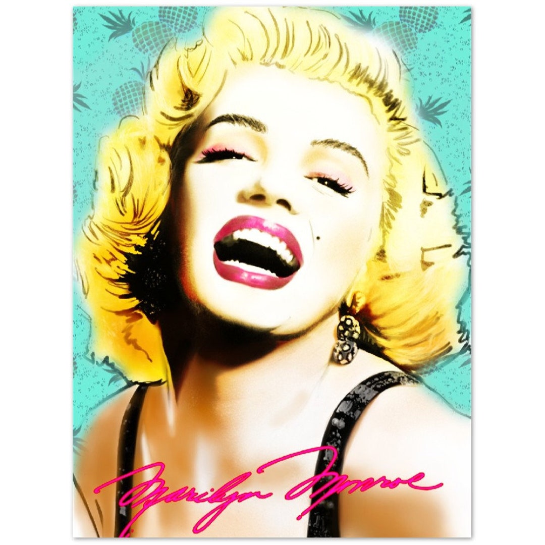 Marilyn Monroe-poster - Etsy