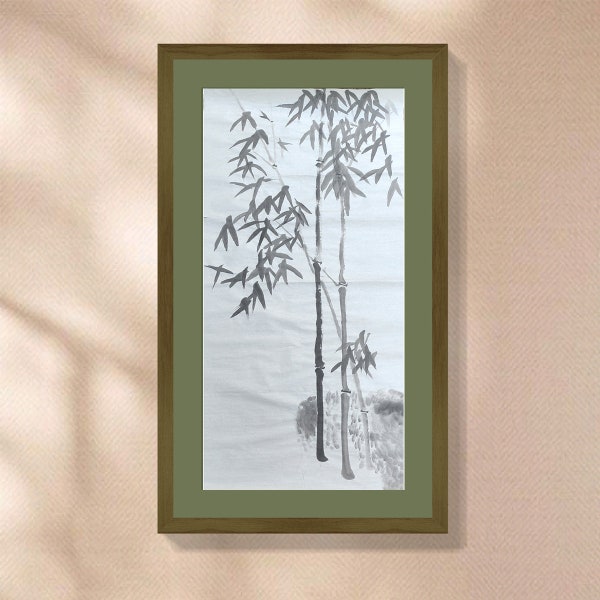 Asian Bamboo Scroll - Etsy