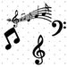 Musical Notes SVG, Music Symbol Svg, Musican Svg, Music Notes Clipart ...