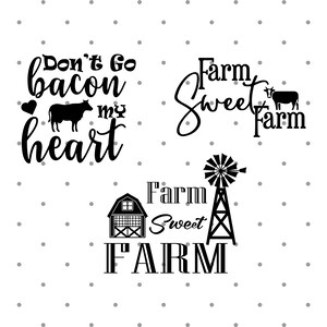 Farm Quotes SVG Bundle, Farmhouse Svg, Farm Animals Svg, Farm Svg ...
