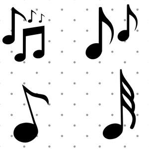 Musical Notes SVG, Music Symbol Svg, Musican Svg, Music Notes Clipart ...