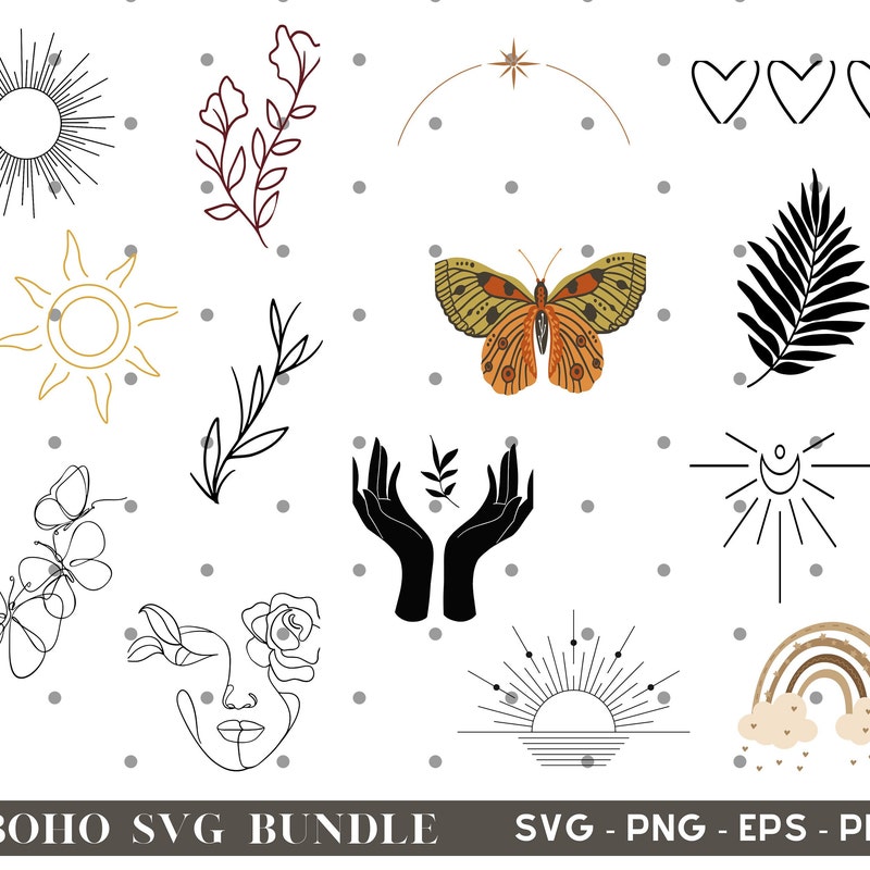 Boho Svg - Etsy