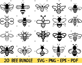 Bee Svg Bee Svg File Bee Svg Bundle Layered Bee Svg Bee - Etsy