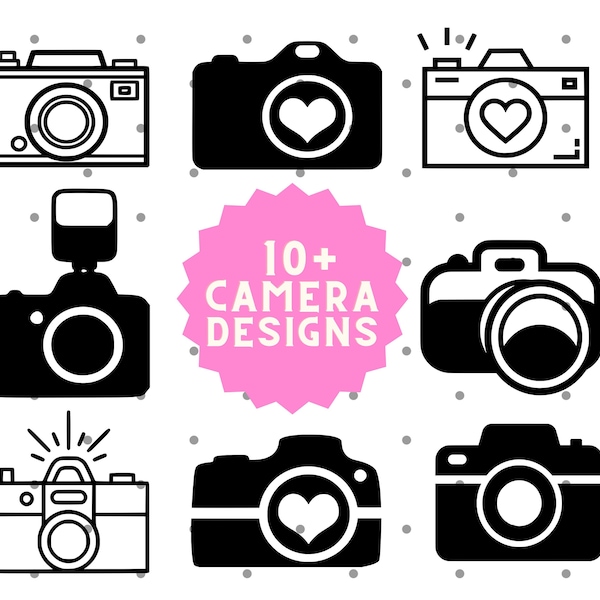 Camera Svg - Etsy
