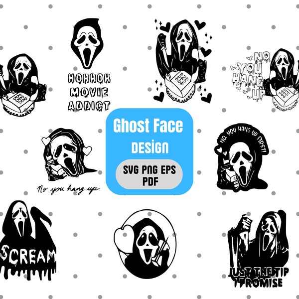 Scream Phone Svg - Etsy