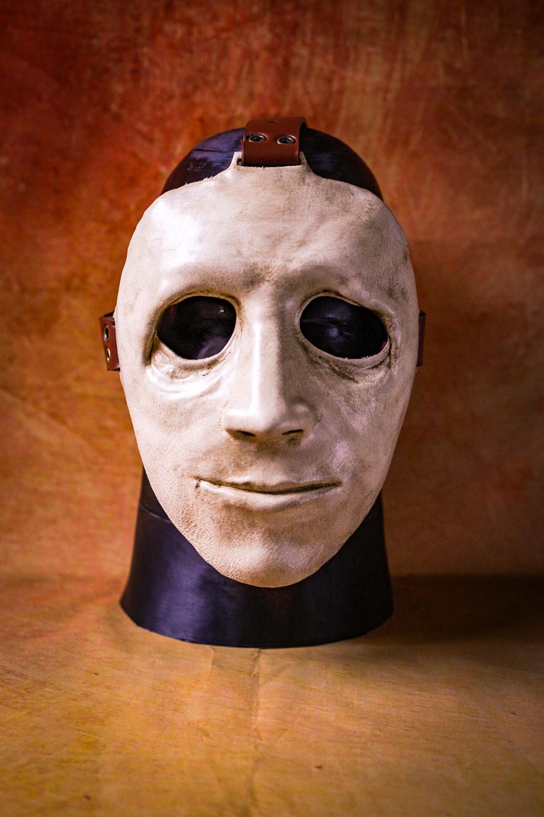 Silent Stalker Adult Mask With Leather Strapping - Etsy
