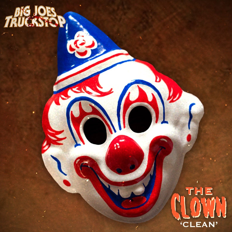 The 'clown' Mikey Adult Clown Mask 'clean' - Etsy