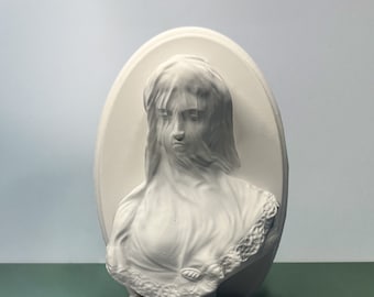 Plaster Lady Bust - Etsy