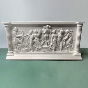 The Dance of the Muses on Helicon Statue, Greek Bas-relief Sculpture ...