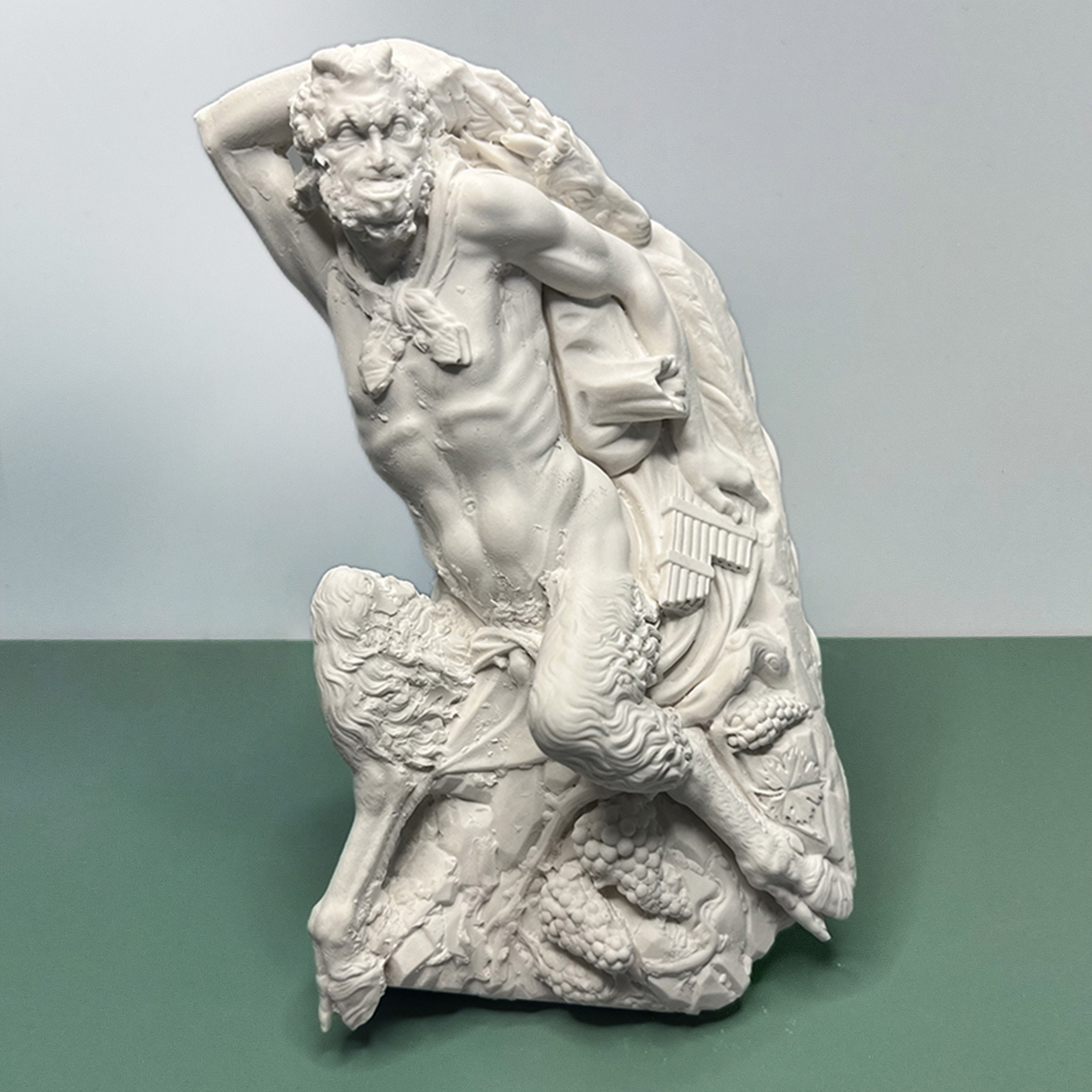 Pan Greek Bust Plaster Sculpture Classical Greek Mythology - Etsy