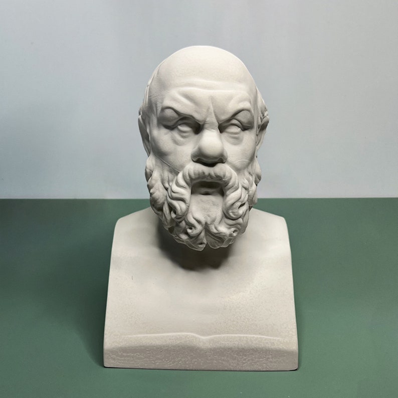 Socrates Bust Statue Bust Statue Greek Mythology Figurine - Etsy