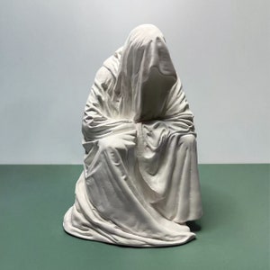 The Cloak of Conscience Plaster Statue, Halloween Decor, Replica ...