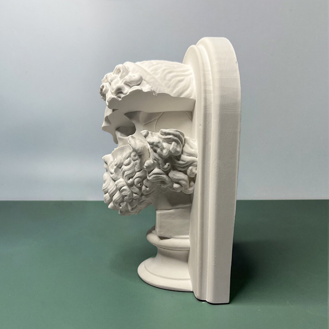 Zeus Skull Statue: Plaster Greek Mythology Bust, Modern Art Decor - Etsy