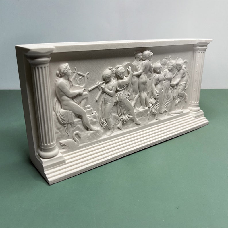 La danza de las musas en la estatua de Helicón escultura de - Etsy España