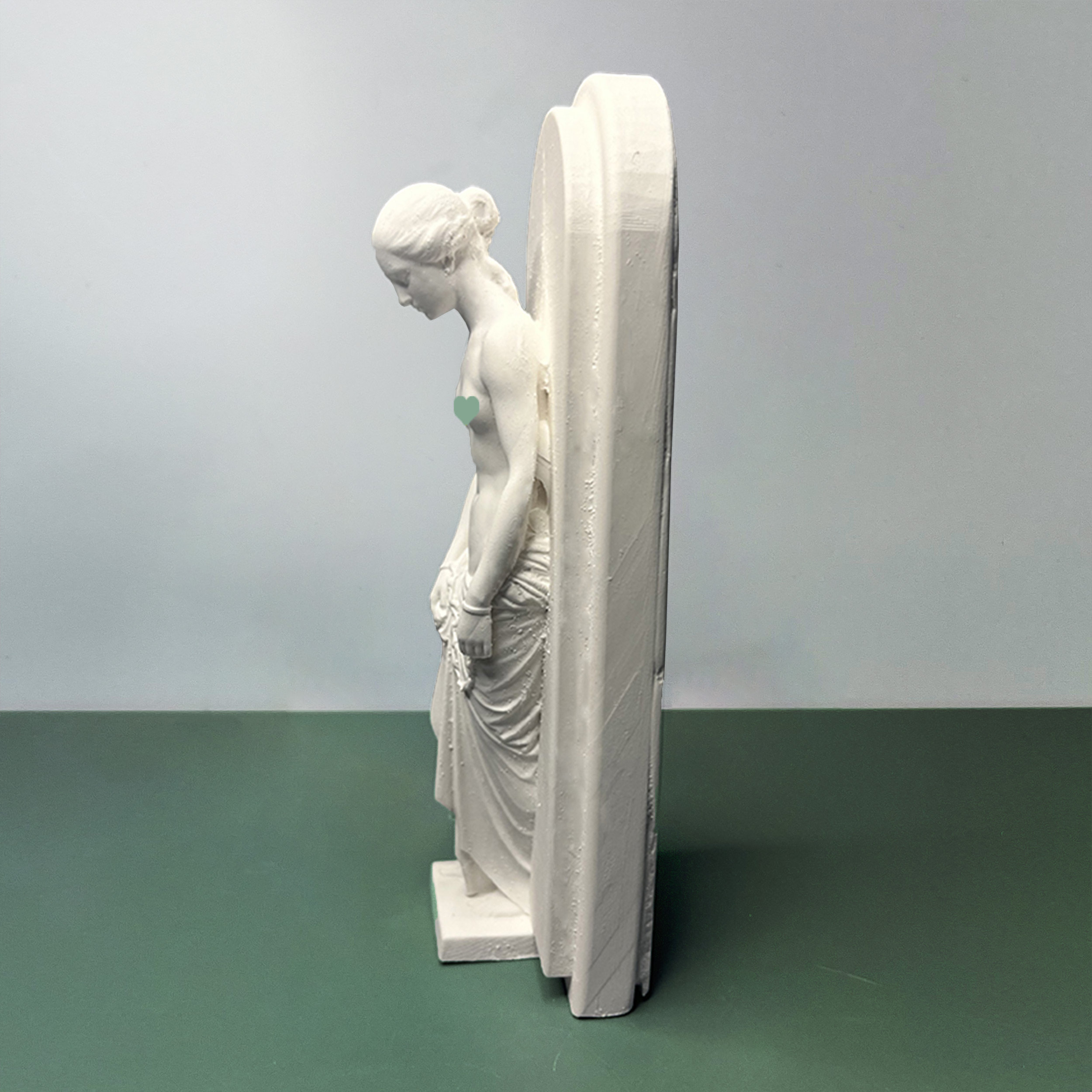 Female Naked Plaster Sculpture Plaster Ornament Arts Gypsum - Etsy