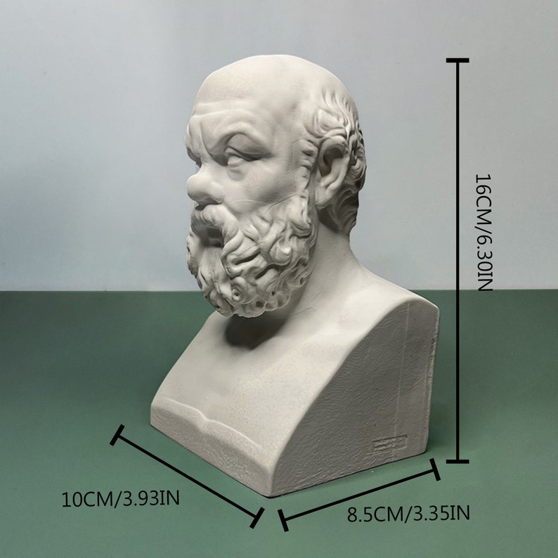 Socrates Bust Statue Bust Statue Greek Mythology Figurine - Etsy